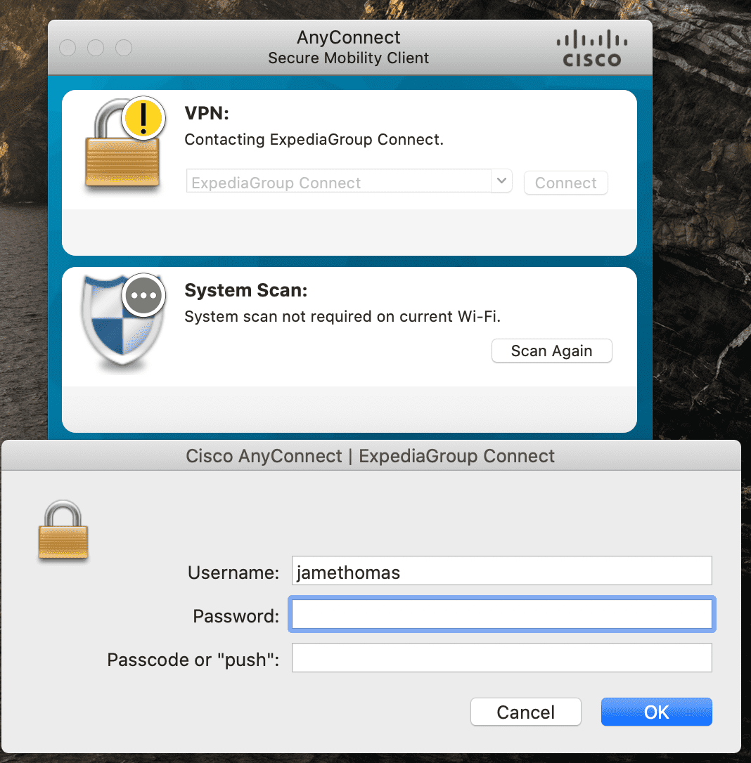 Logging in using Okta | Expedia Group Conversation Platform